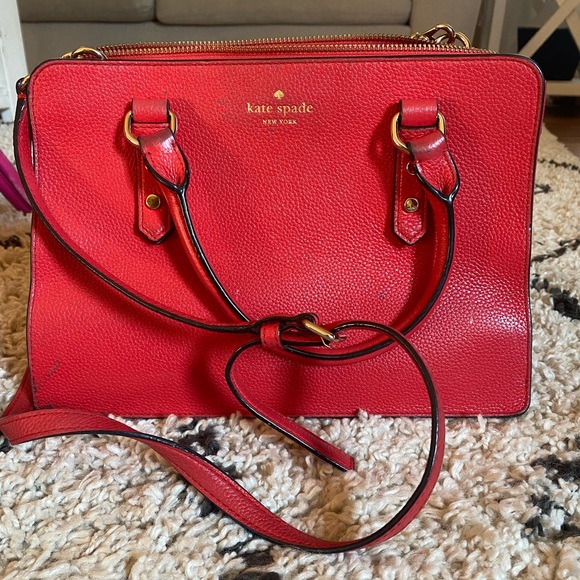 kate spade | Bags | Red Kate Spade Crossbody | Poshmark